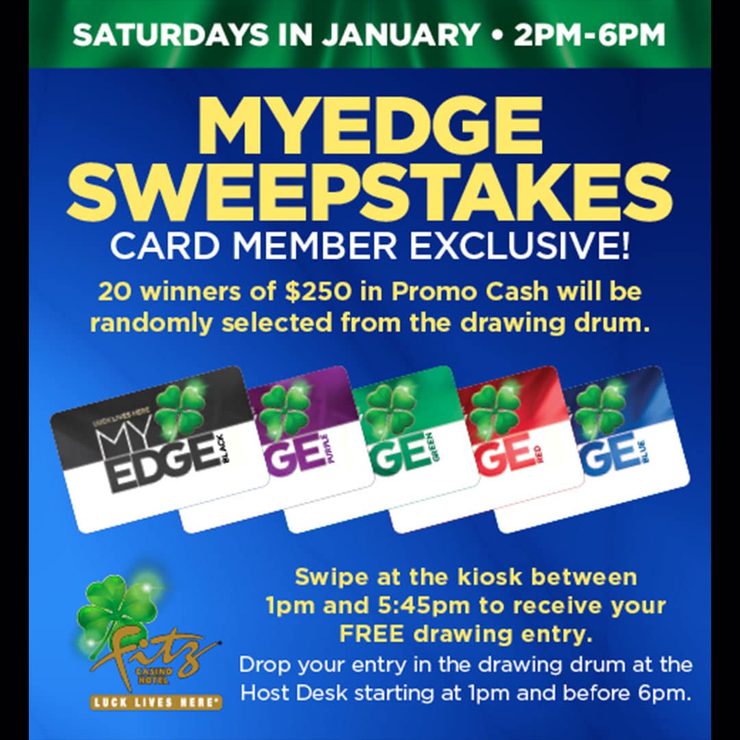 MyEdge Sweepstakes - Card Member Exclusive - Tunica, Mississippi